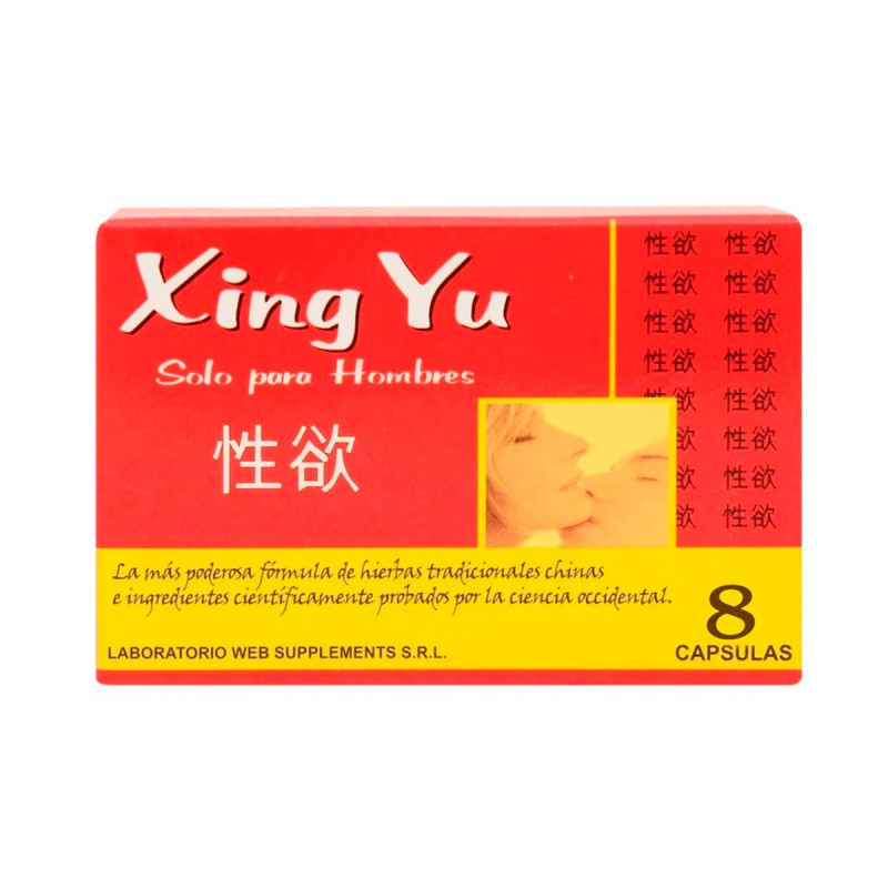 Xing Yu 8 Capsulas Potenciador Masculino gel masaje intimo sexual s...